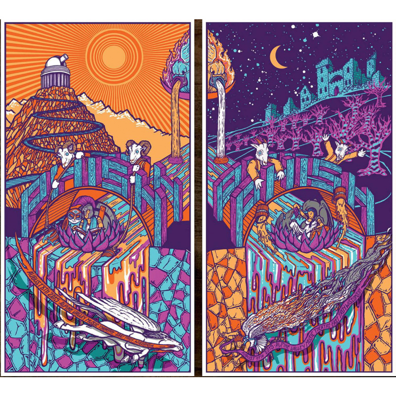 Phish Signed Poster - August 8-9, 2015 - Alpine Valley, WI (2 poster set)